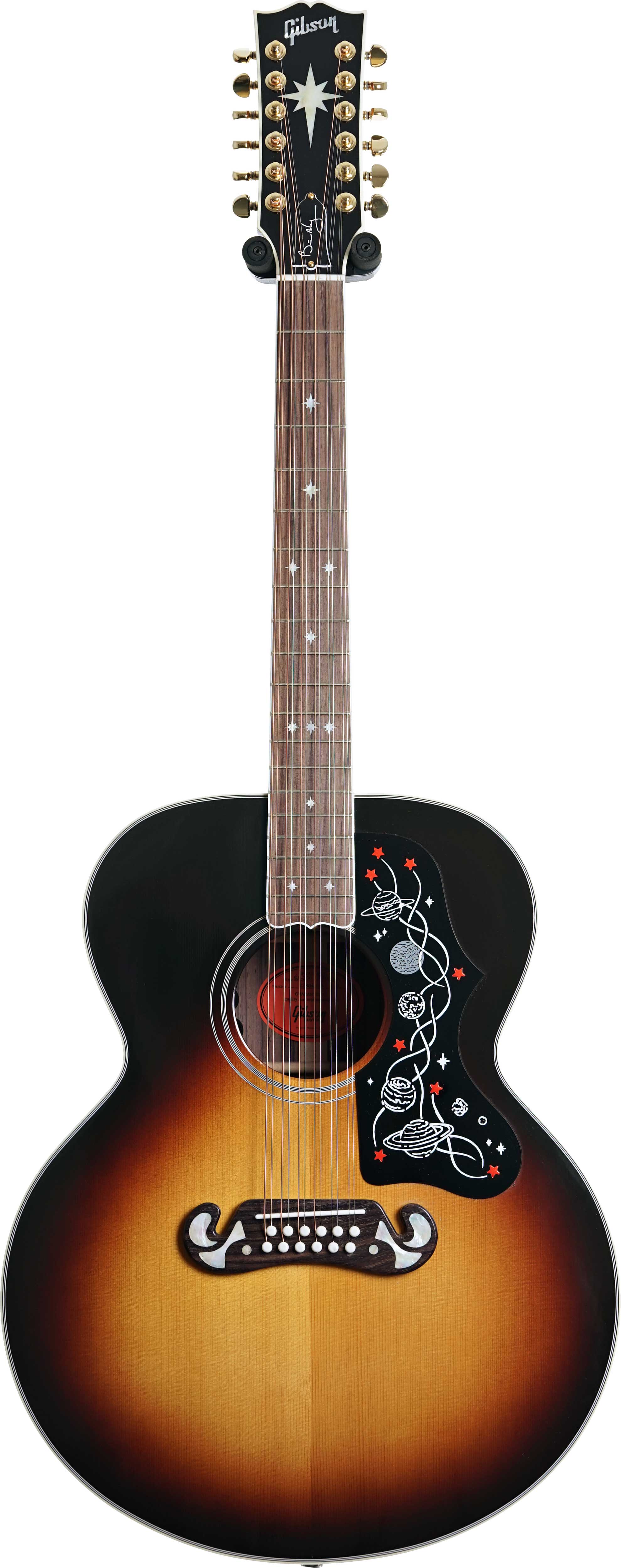 Gibson Brian May SJ-200 12 String Vintage Sunburst #22804320 | guitarguitar