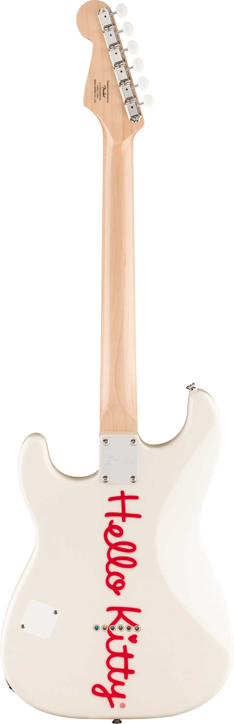 Squier Hello Kitty Stratocaster White Maple Fingerboard | guitarguitar