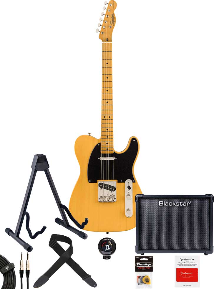 Squier Complete Beginner Electric Guitar Pack Right Handed | guitarguitar