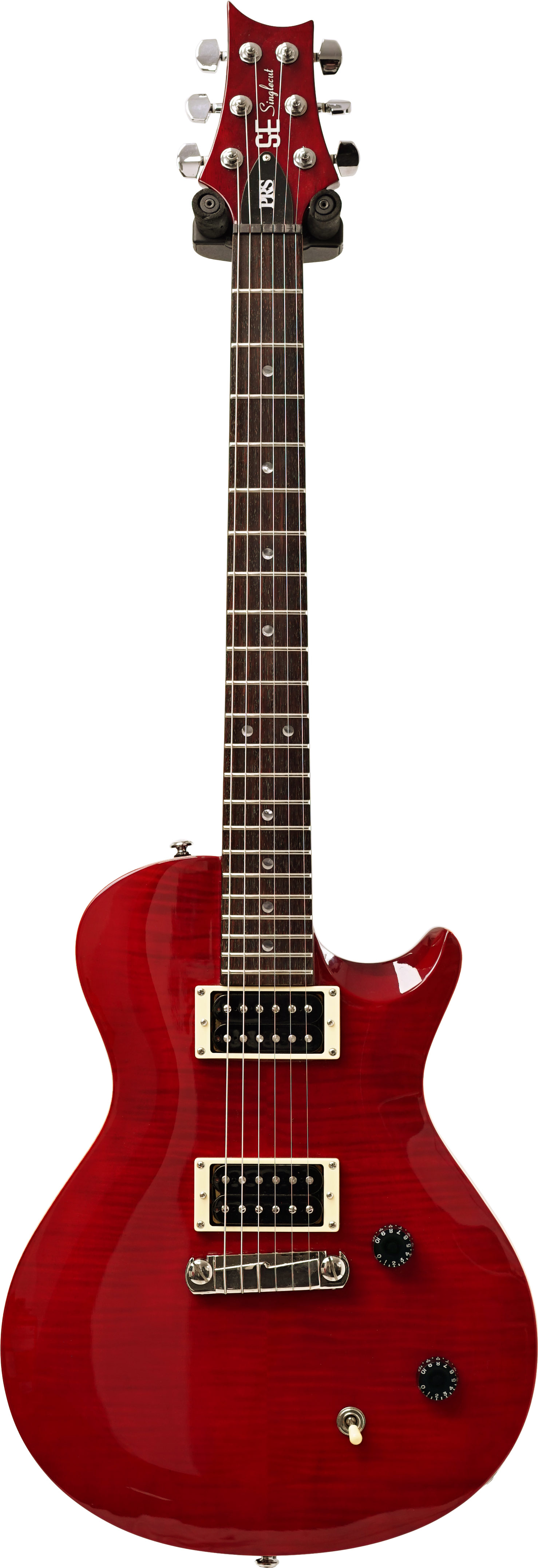 PRS SE Singlecut Scarlet Red Moons Stop Tail (Pre-Owned) | guitarguitar