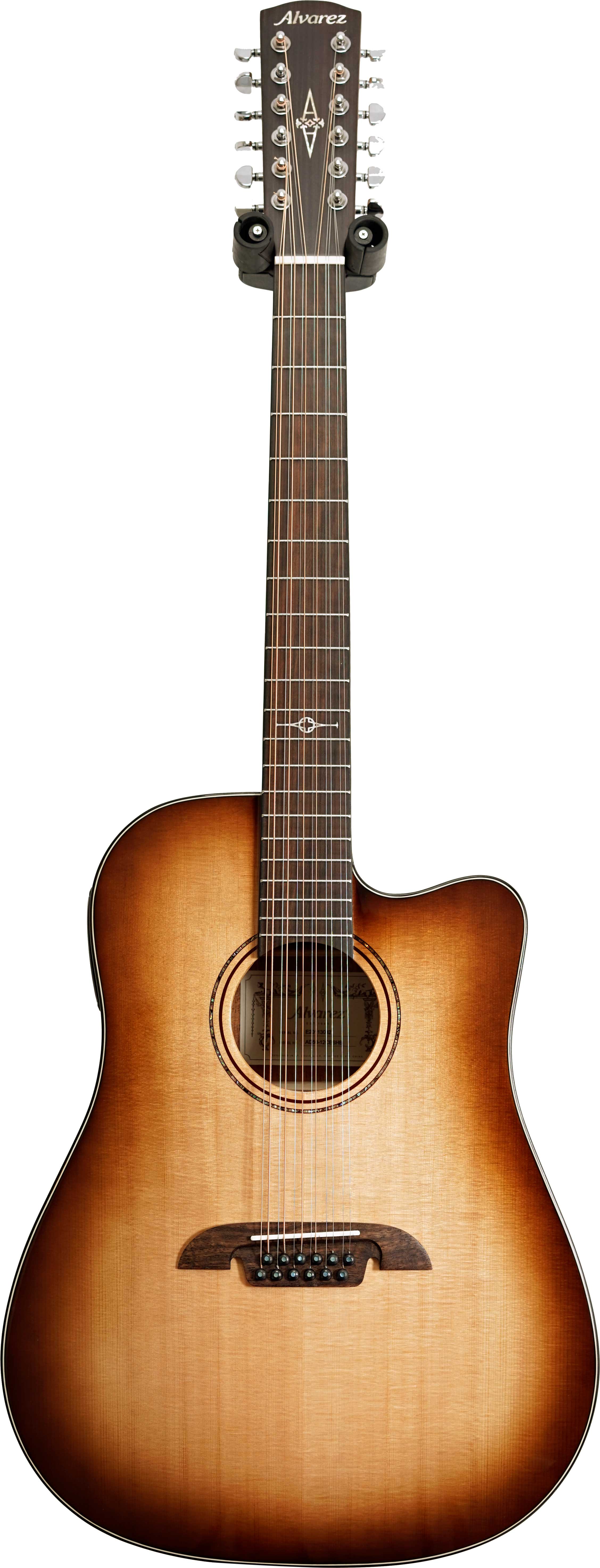 Alvarez Artist Series AD60-12CESHB Dreadnought 12 String Shadowburst ...