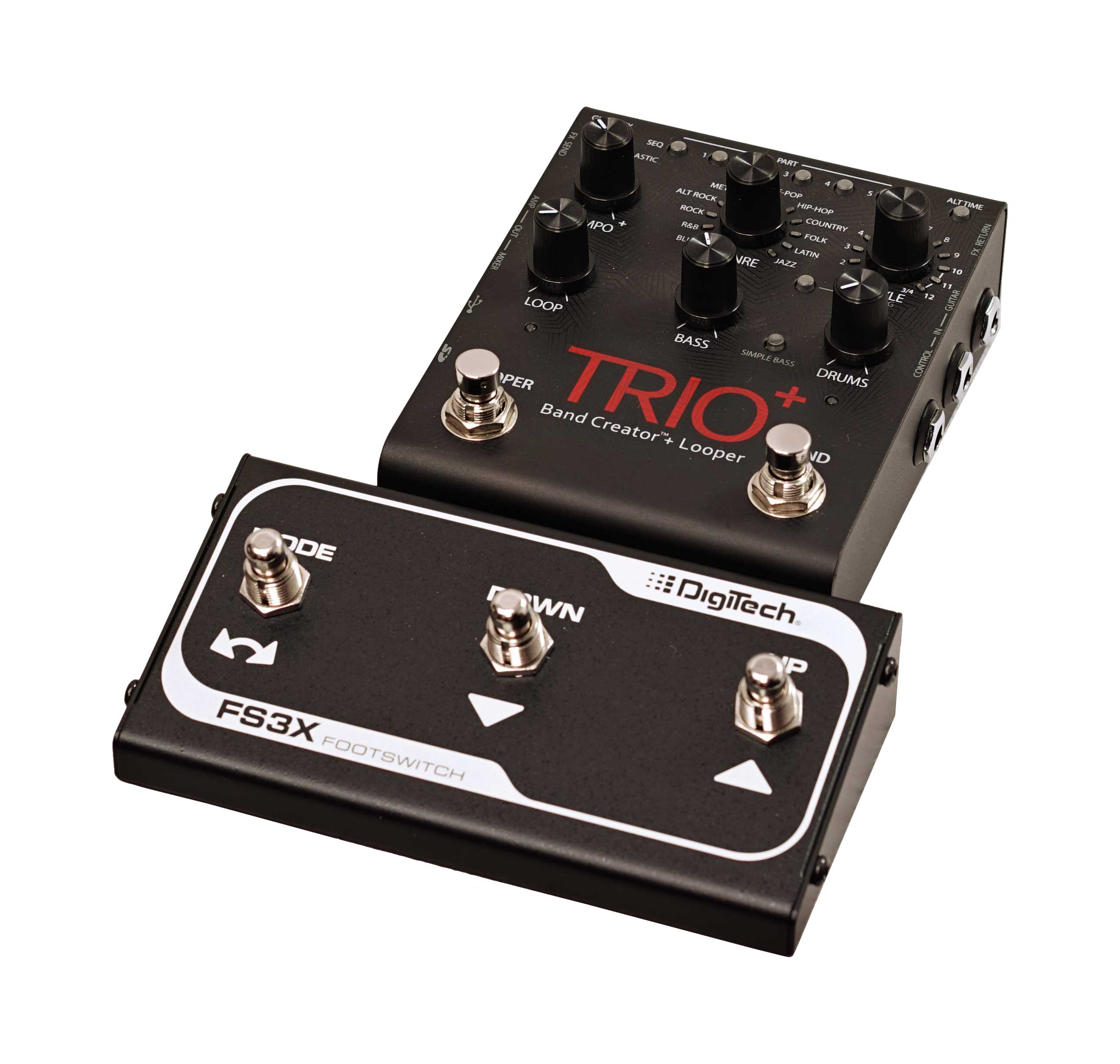 Digitech TRIO+ with FS3X Footswitch (Pre-Owned) | guitarguitar