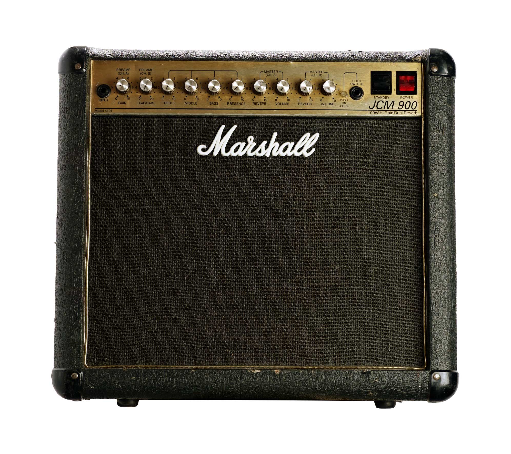 Marshall JCM 900 4101 Hi Gain Dual Reverb 1x12 Combo Valve Amp (Pre ...