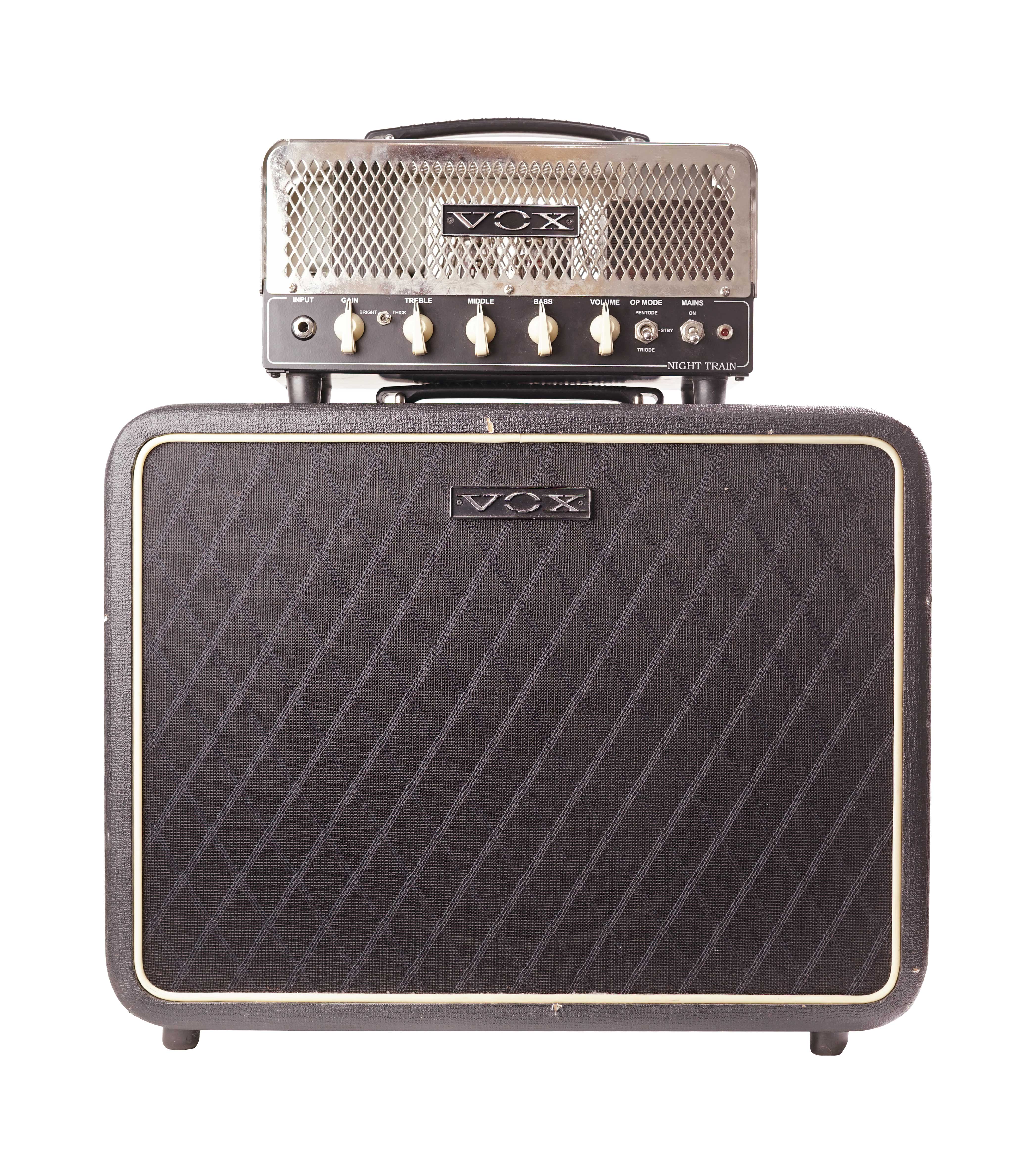 Vox Night Train Valve Amp Head with Vox Guitar Cabinet (Pre-Owned ...