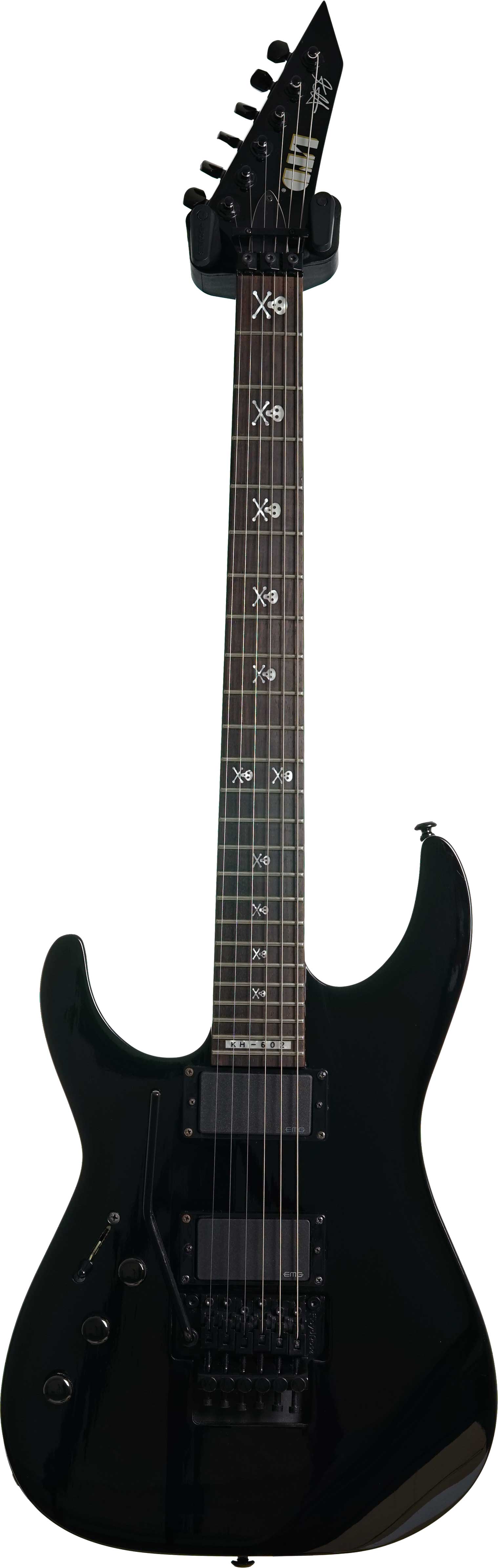 ESP LTD 2015 KH-602 Black Kirk Hammett Signature Left Handed (Pre-Owned ...