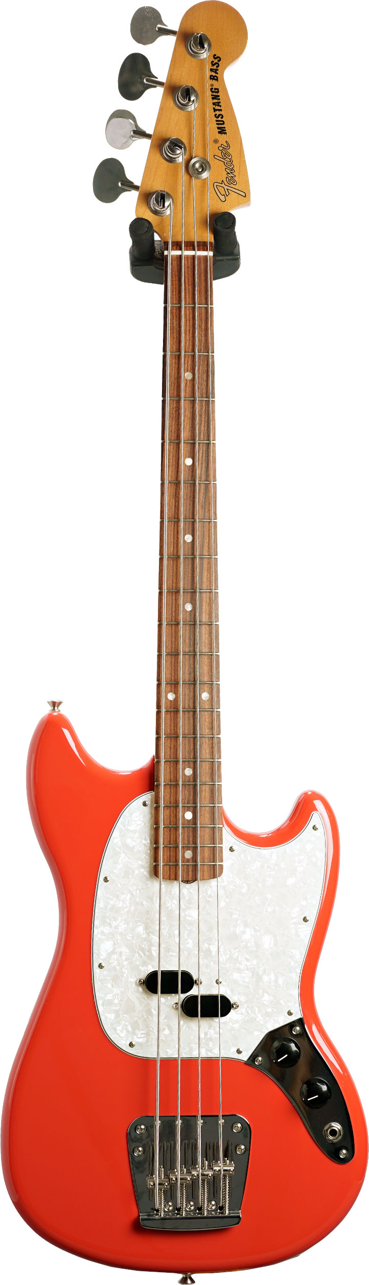Fender 2019 Vintera 60s Mustang Short Scale Bass Fiesta Red Pau Ferro ...