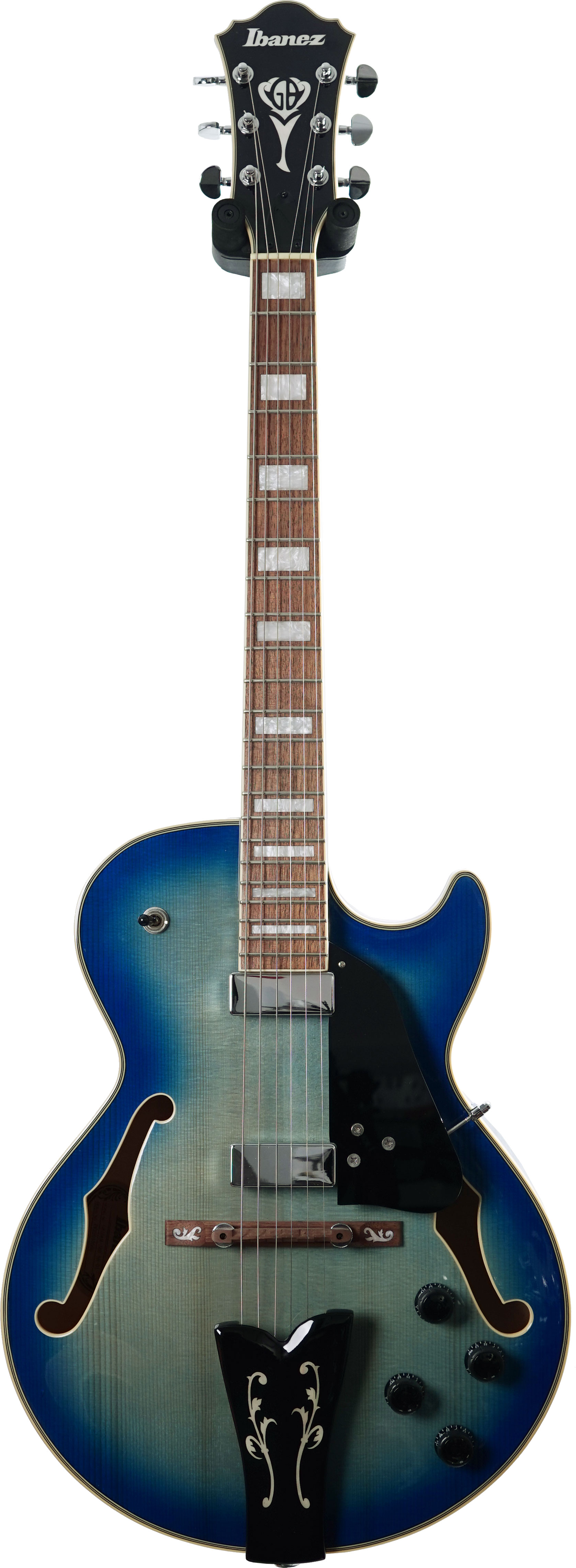 Ibanez GB10EM George Benson Jet Blue Burst (Pre-Owned) | guitarguitar