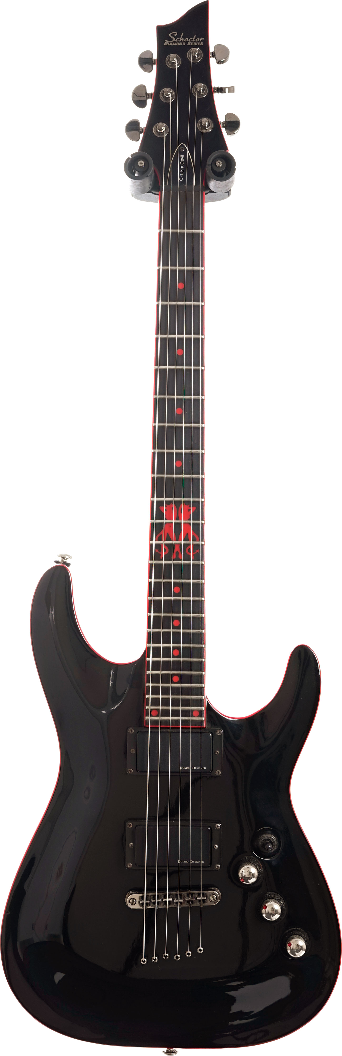 Schecter C1 She Devil Black (Pre-Owned) | guitarguitar