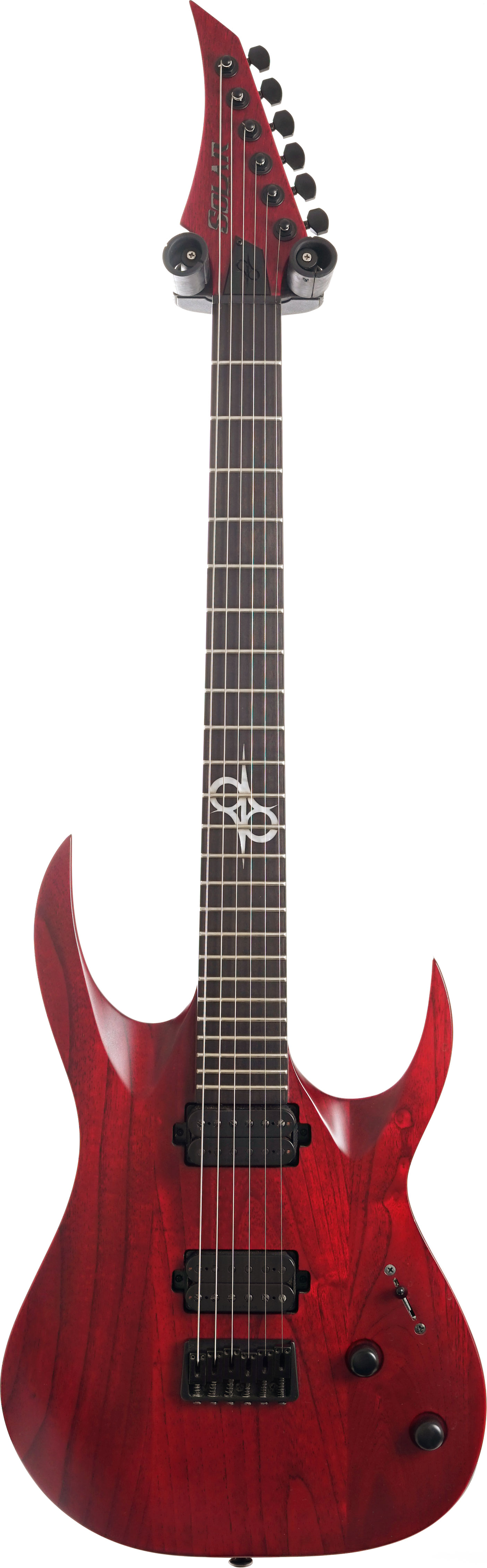 Solar Guitars A2.6 TBR Trans Blood Red Matte (Pre-Owned) | guitarguitar