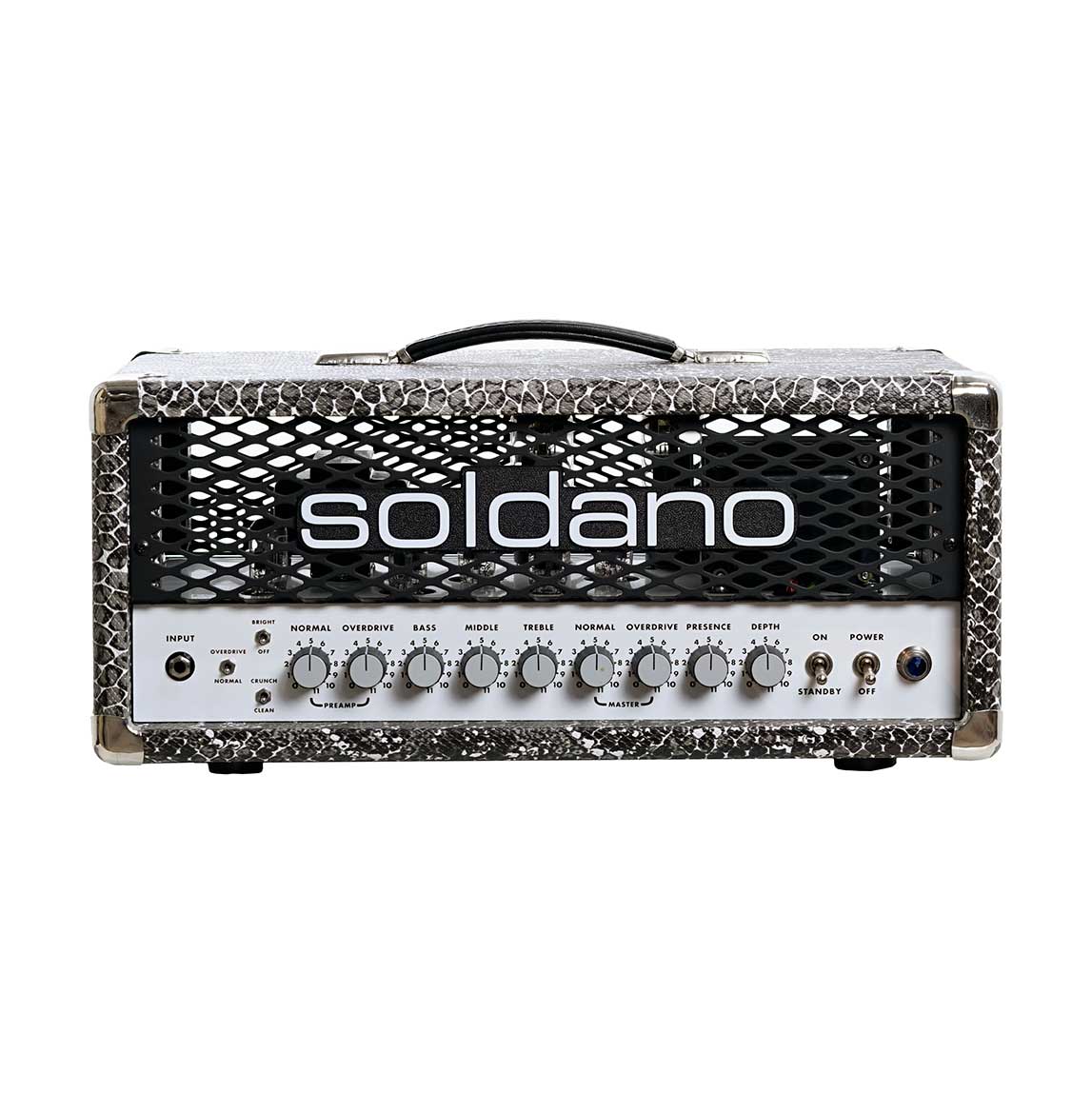 Soldano SLO-30 30W Valve Amp Head Custom Colour Snakeskin (Pre-Owned ...
