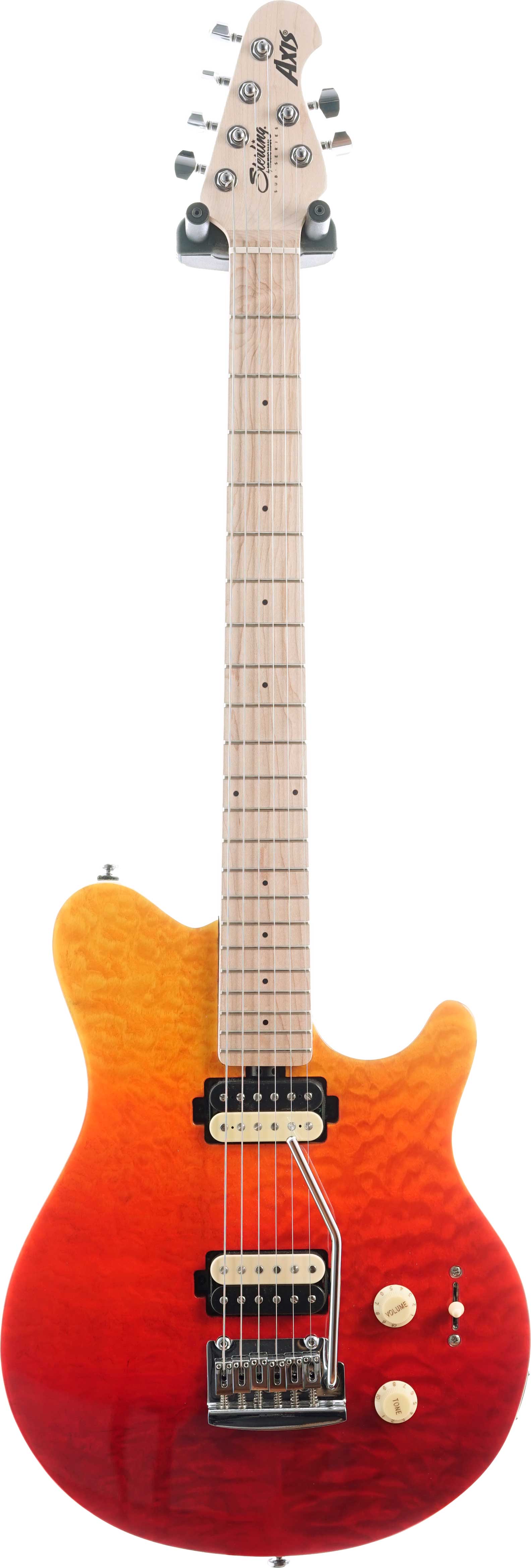 Music Man Sterling Sub Axis Quilted Maple Spectrum Red Maple ...