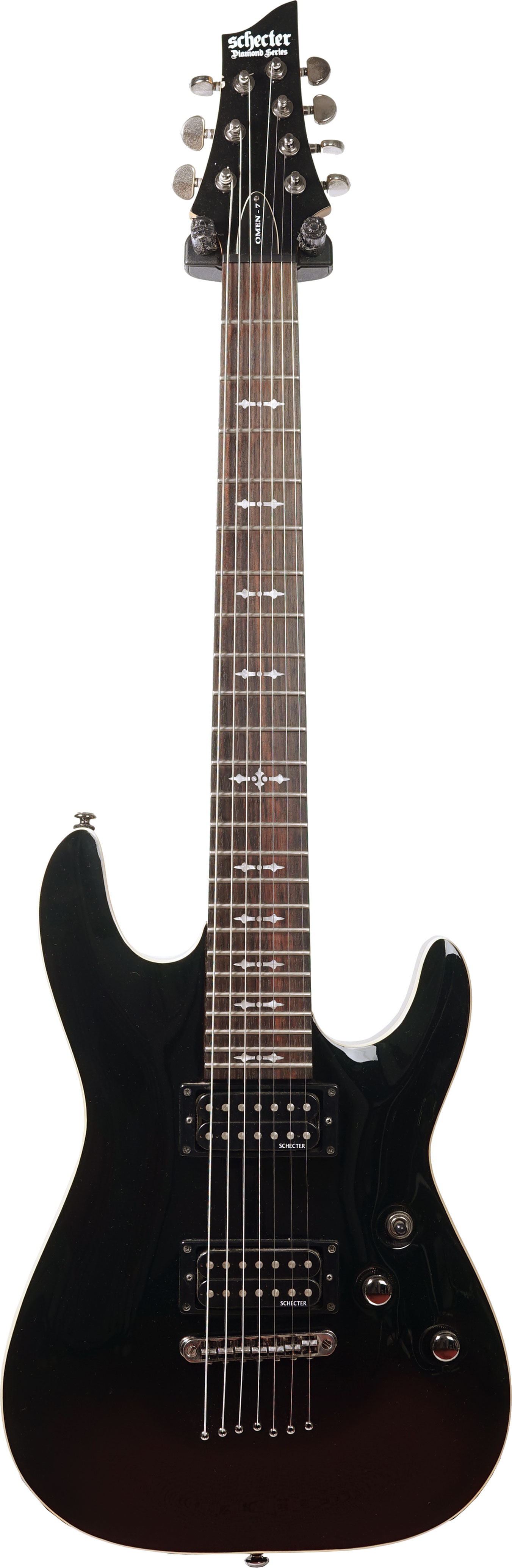 Schecter Diamond Series Omen 7 Black (Pre-Owned) | guitarguitar