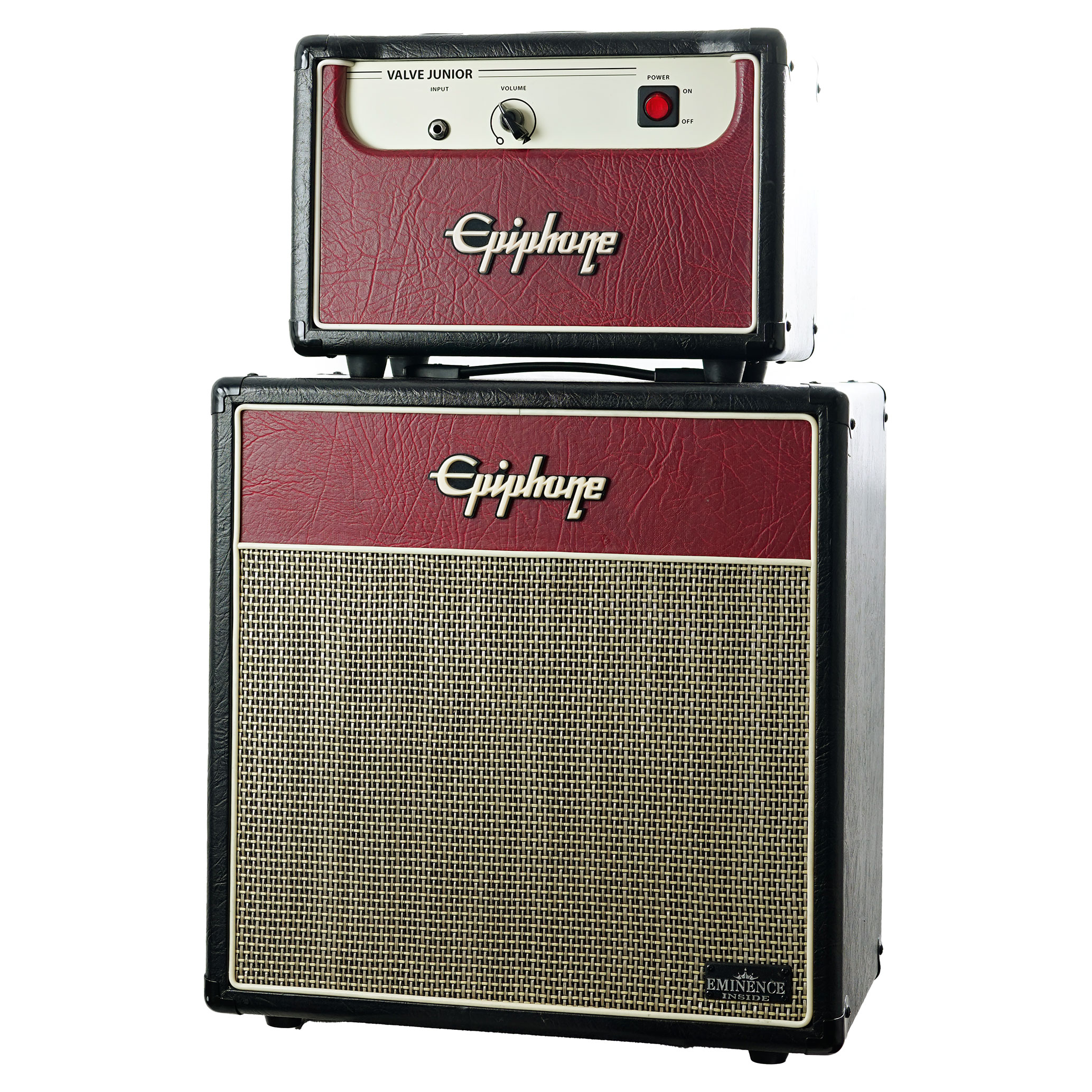 Epiphone Valve Junior 5 Watt Valve Amp Head and 1x12 Guitar Cabinet ...