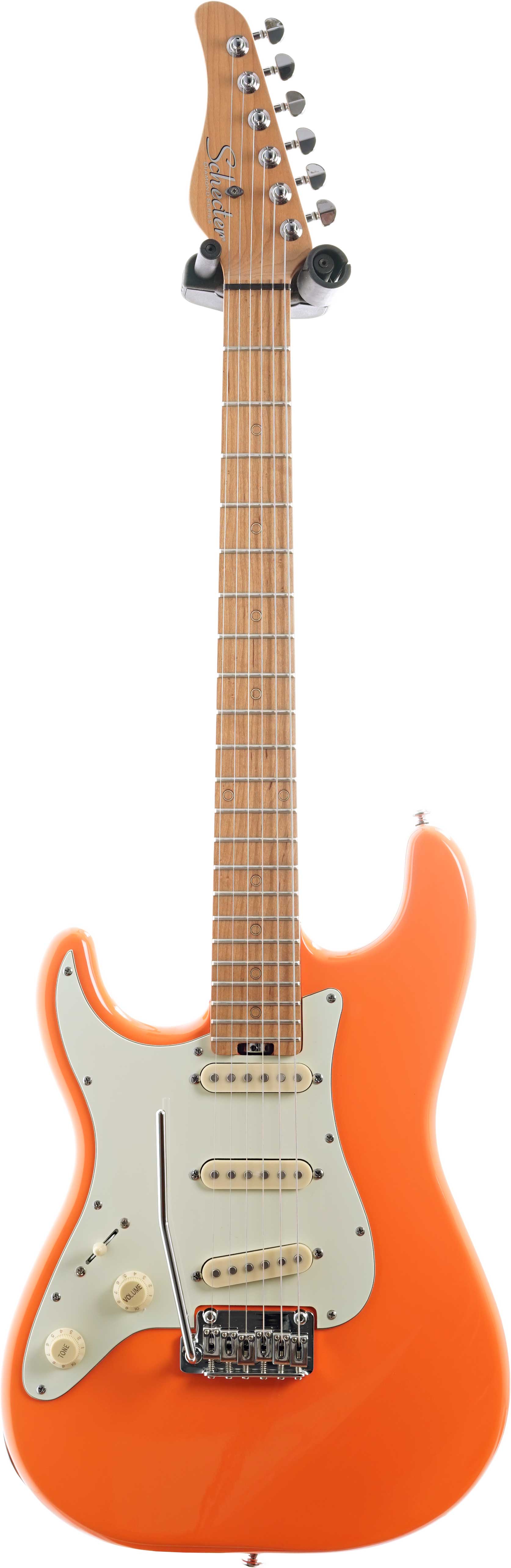 Schecter Nick Johnston Traditional SSS Atomic Orange Roasted Maple ...