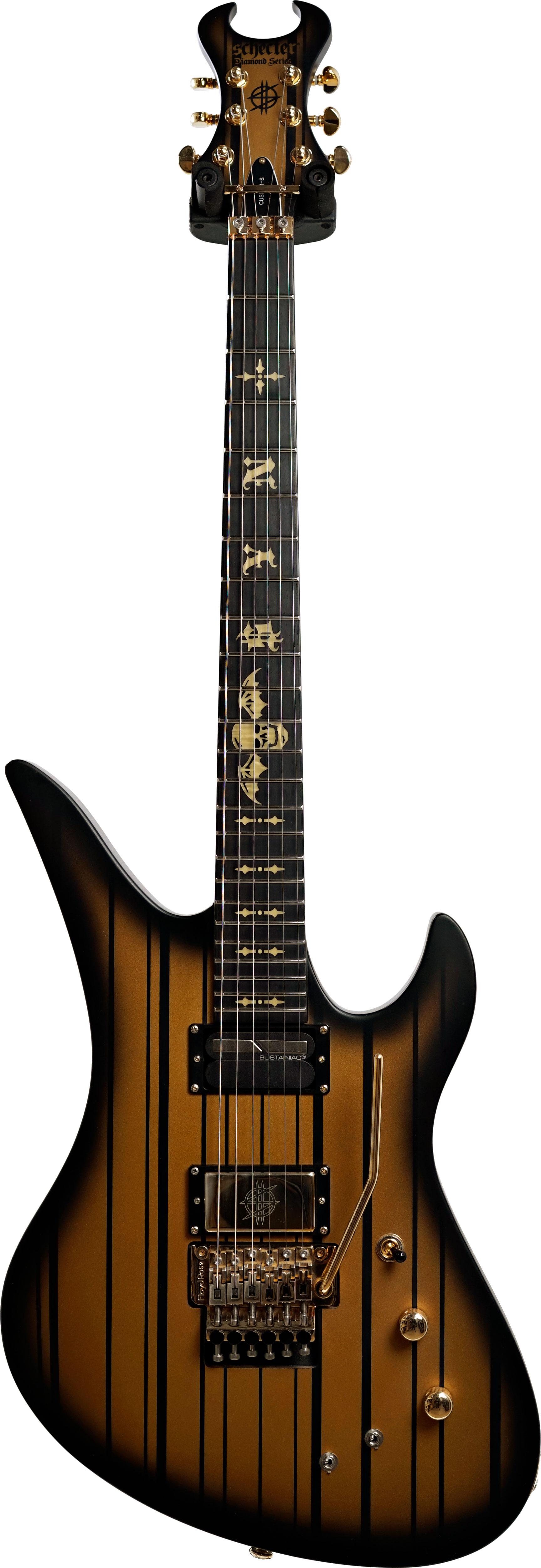 Schecter Synyster Custom-S Satin Gold Burst (Pre-Owned) #W20011979 ...