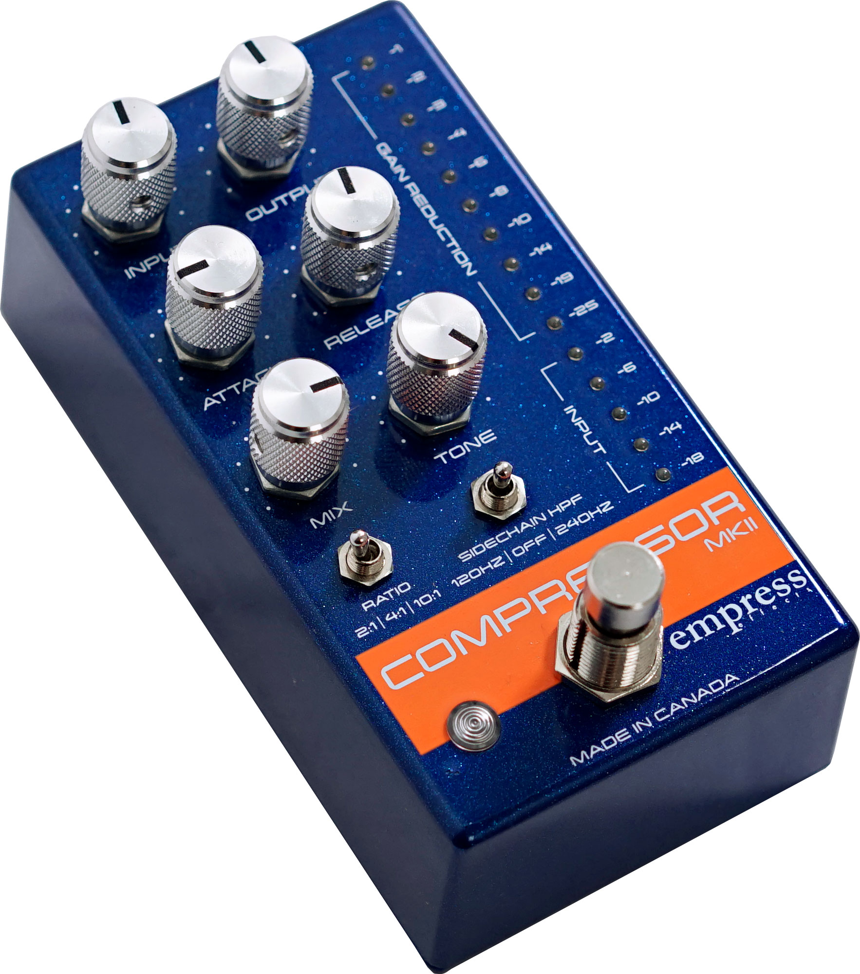 Empress Effects Compressor Mk2 Blue (Pre-Owned) #cp2b000697 | guitarguitar