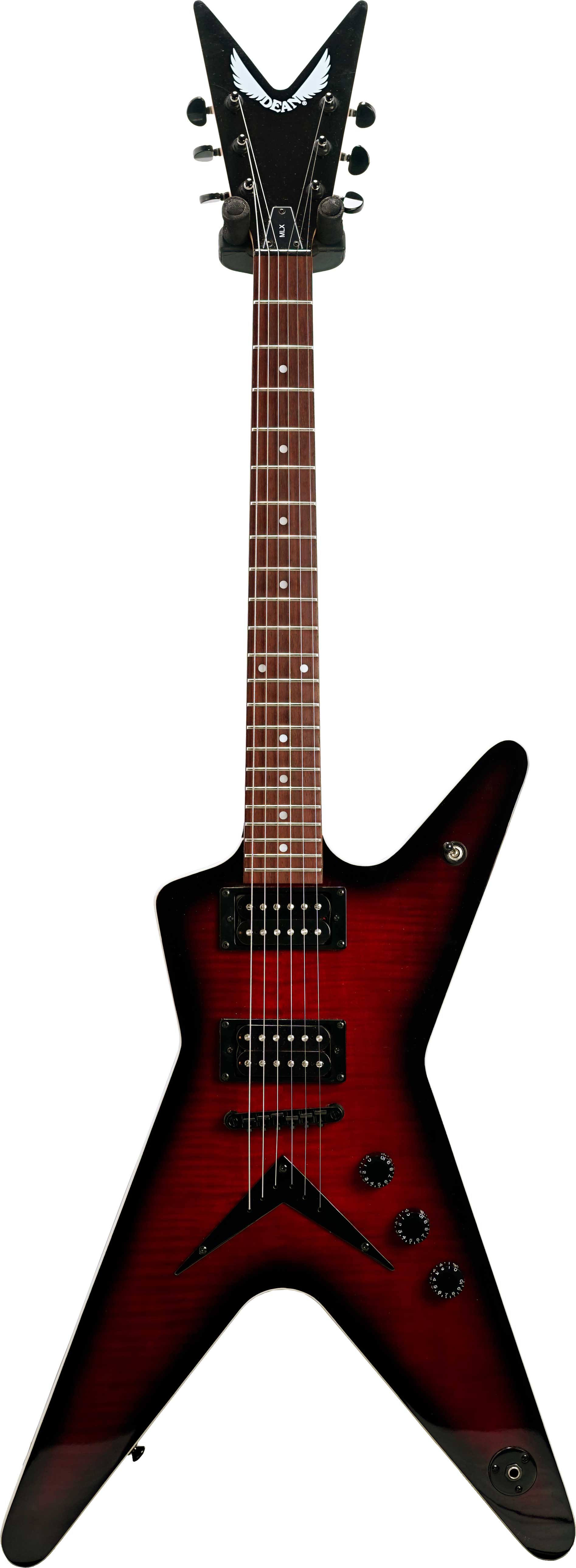 Dean ML-X Flame Trans Red (Pre-Owned) #J17100308 | guitarguitar