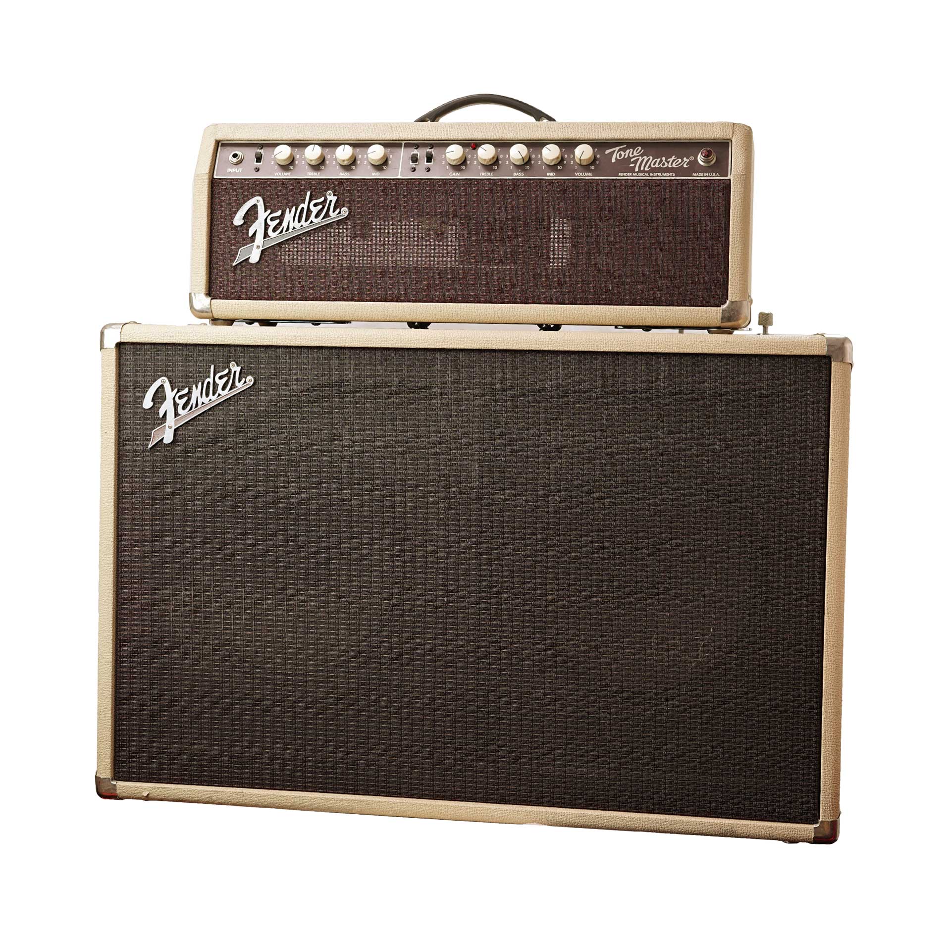 Fender Tone-Master 100W Valve Amp Head with Tone-Master 2x12 16 Ohm ...