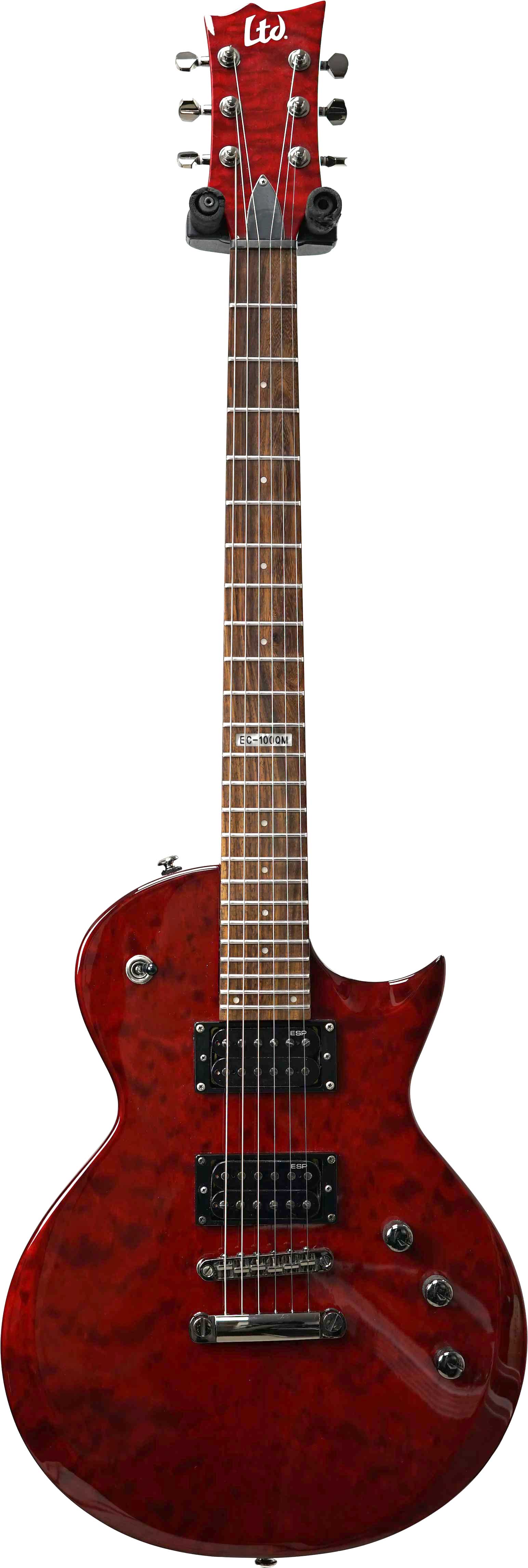 ESP LTD EC-100QM Trans Cherry (Pre-Owned) #L12101521 | guitarguitar