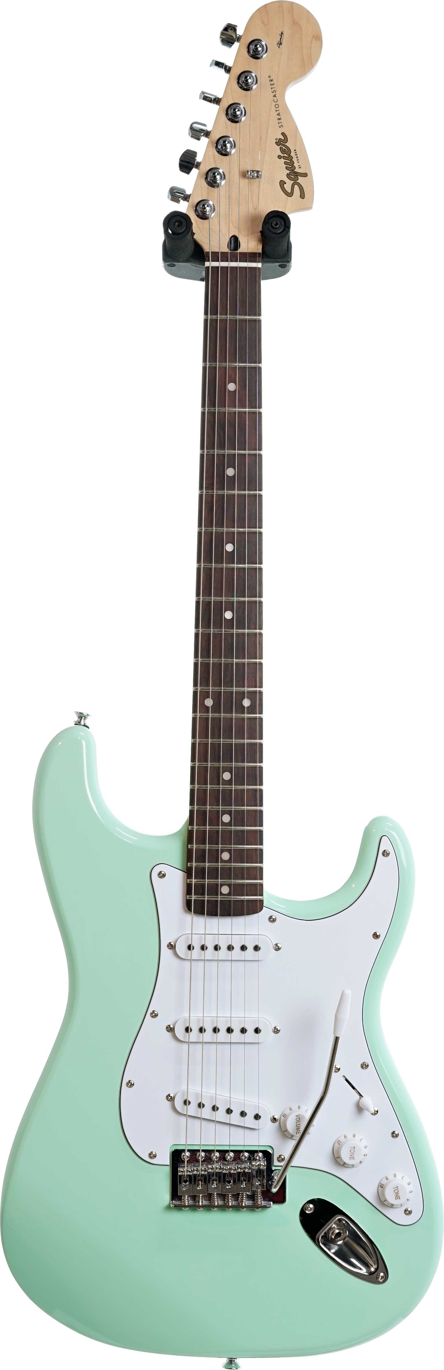 Squier Affinity Stratocaster Surf Green Rosewood Fingerboard (Pre-Owned ...