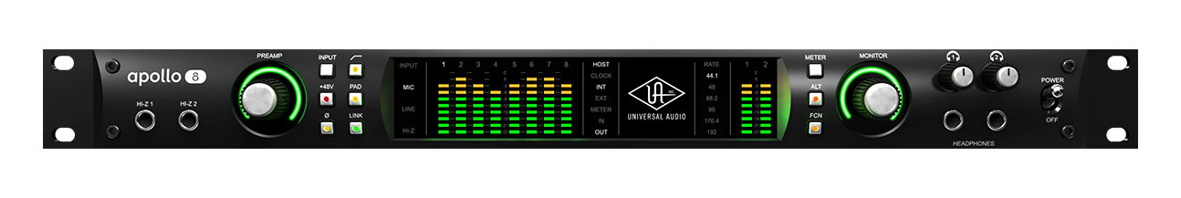 Universal Audio Apollo 8 Duo Thunderbolt 2 Audio Interface (Pre-Owned ...