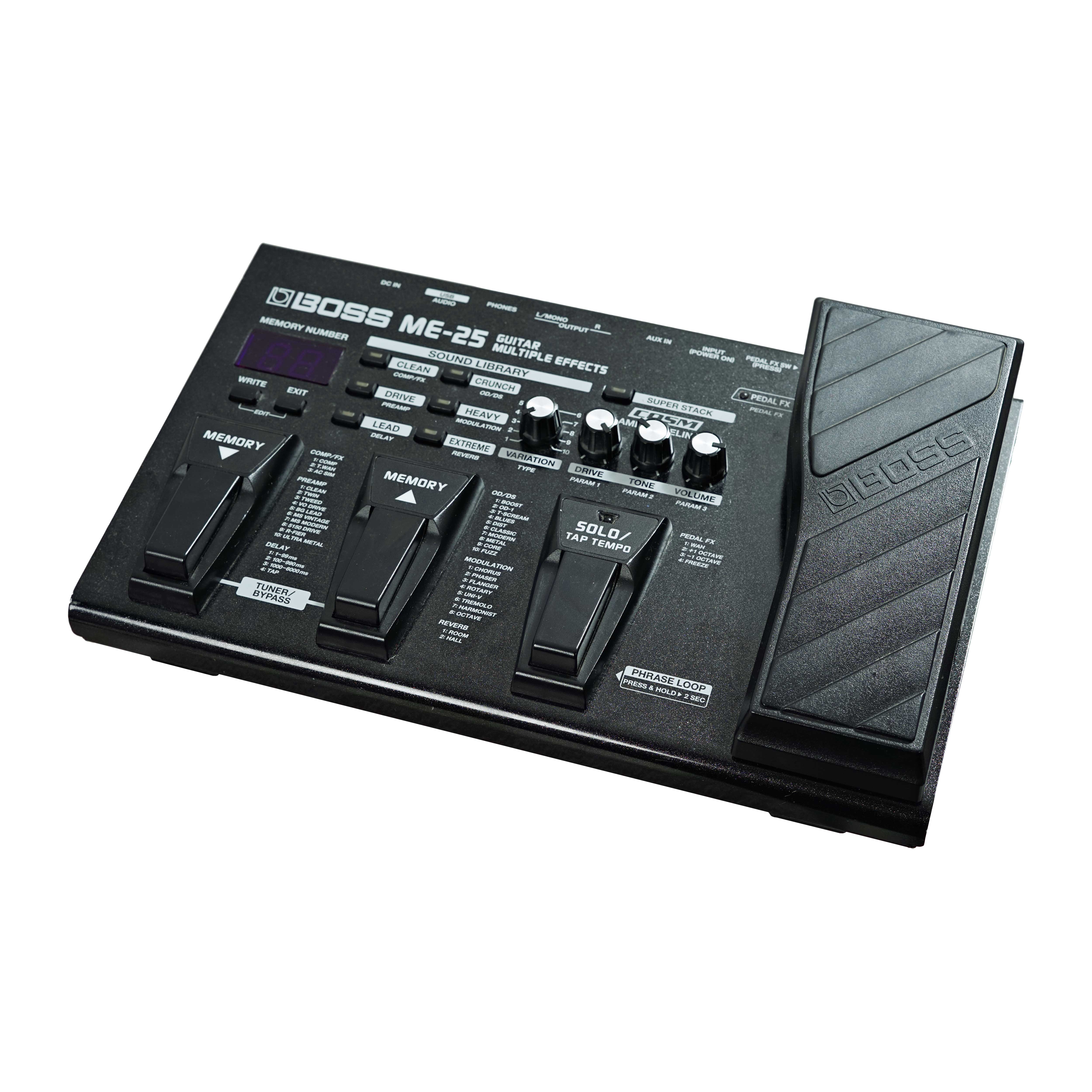 BOSS ME-25 Multi FX Pedal (Pre-Owned) #BZ23351 | guitarguitar