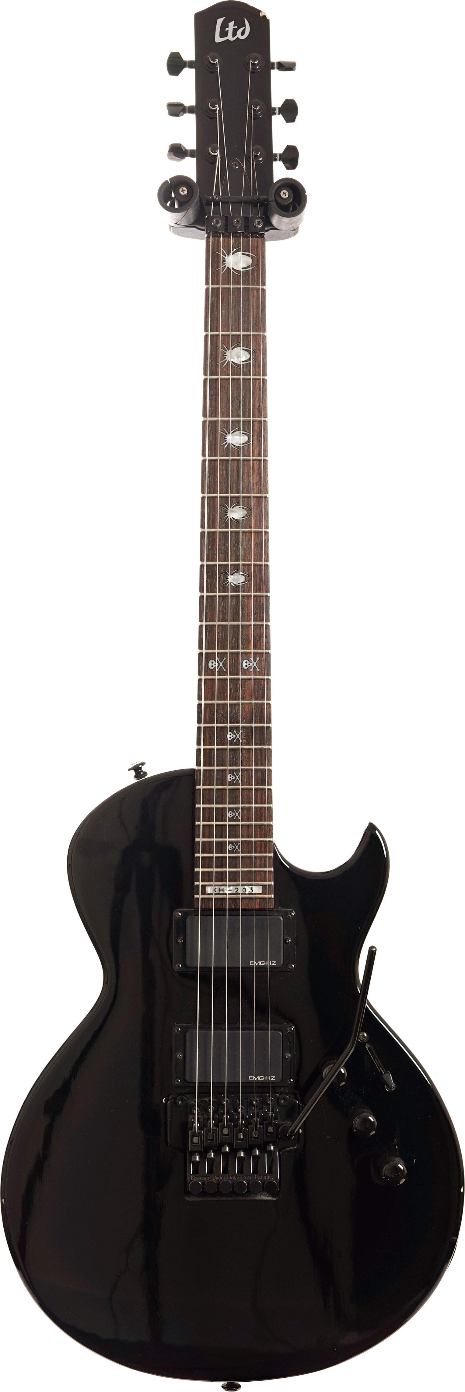 ESP LTD KH203 Kirk Hammett Signature Series Black (Pre-Owned) #W0408873 ...
