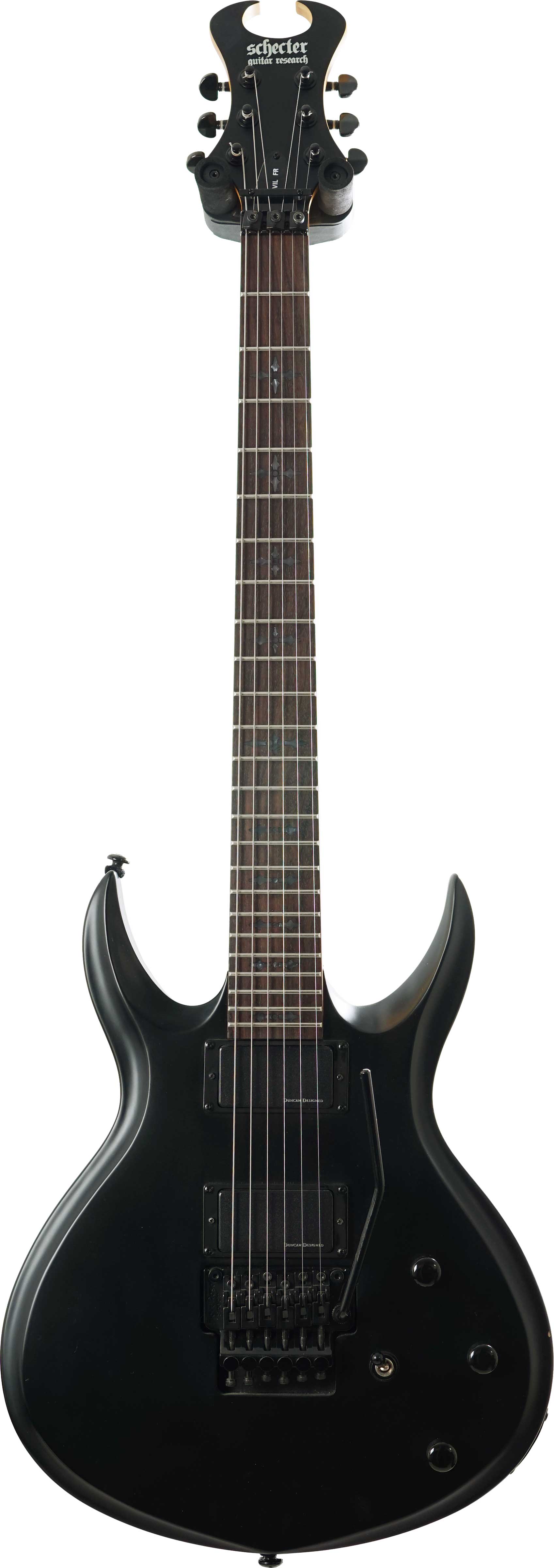 Schecter Devil FR Satin Black (Pre-Owned) #H090401566 | guitarguitar