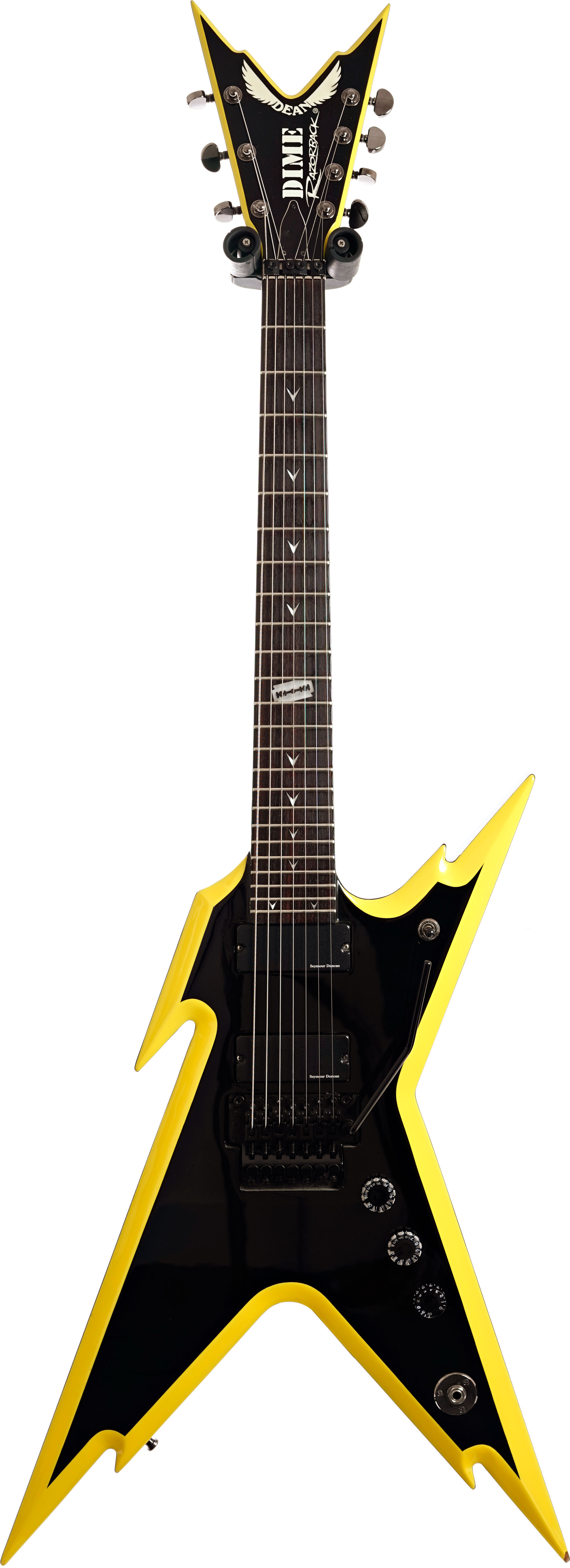 Dean Dime Razorback 7 Black with Yellow Bevel (Pre-Owned) #US07062832 ...