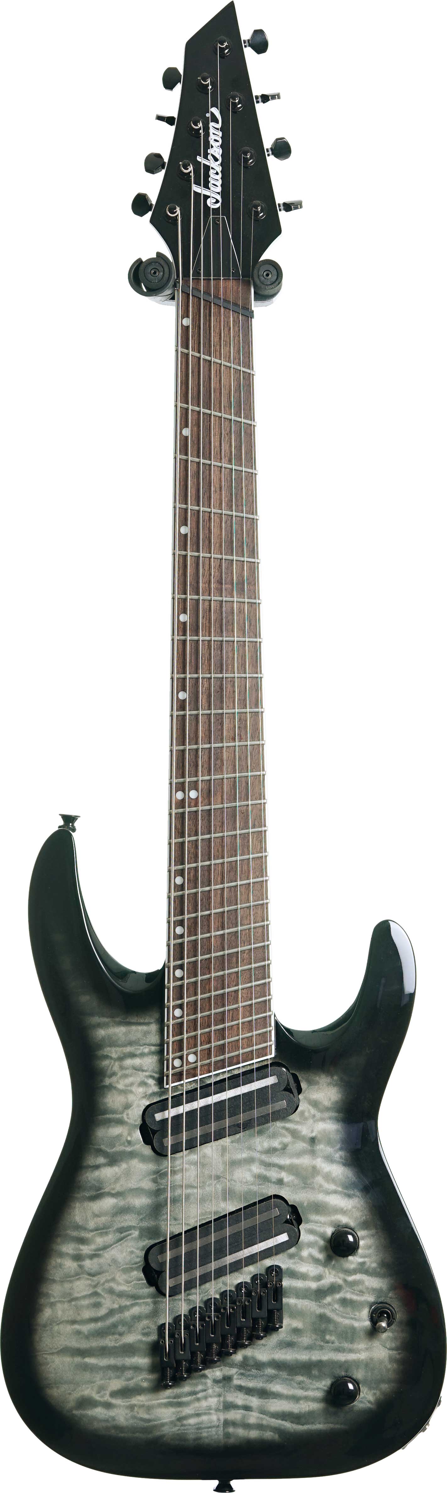 Jackson 2022 X Series SLAT8 Quilt Maple MultiScale Trans Black Burst ...