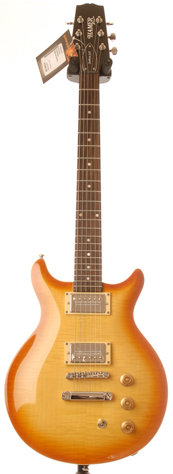 Hamer XT Archtop Flametop Honeyburst (SATF) | guitarguitar