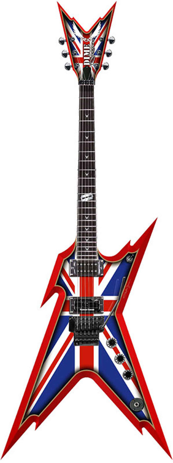 Dean Razorback 255 Union Jack Flag (Ex-Demo) | guitarguitar