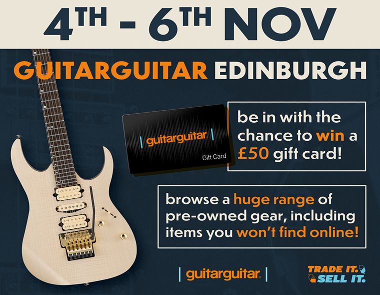 Pre-Owned Weekend at guitarguitar Edinburgh | guitarguitar